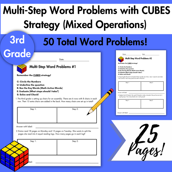 CUBES Problem Solving Strategy for Math Word Problems – Special ...