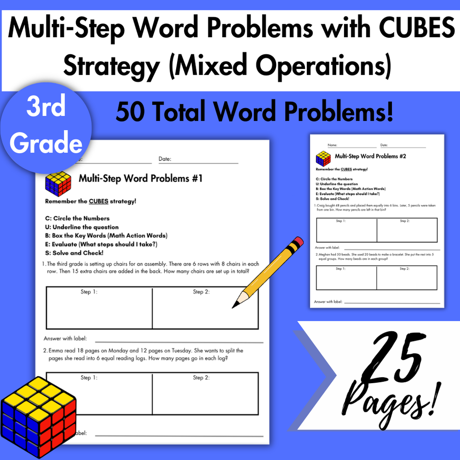 CUBES Problem Solving Strategy for Math Word Problems – Special ...
